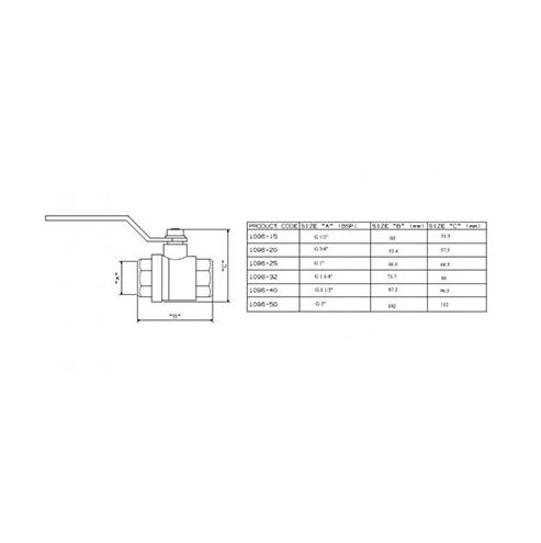Cobra Isolating Ball Valves 1096-15 – CobraOnline
