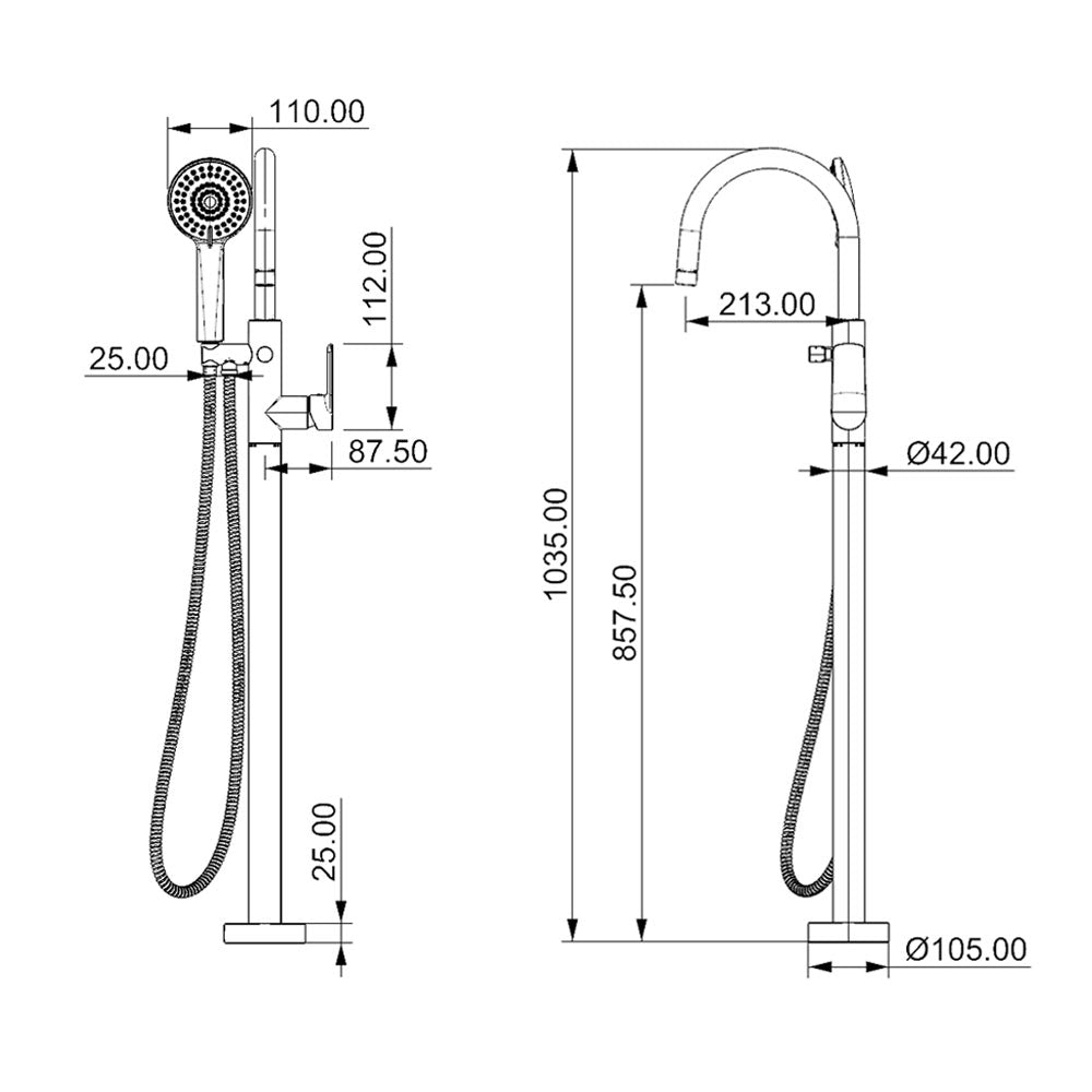 Cobra Seine Freestanding Bath Mixer – CobraOnline