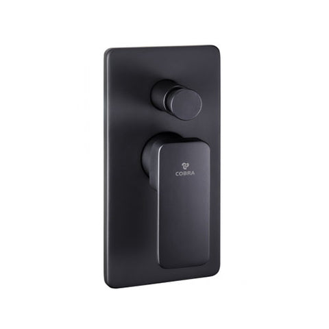 Cobra Arrive Concealed Diverter Bath Mixer - Matt Ebony – CobraOnline
