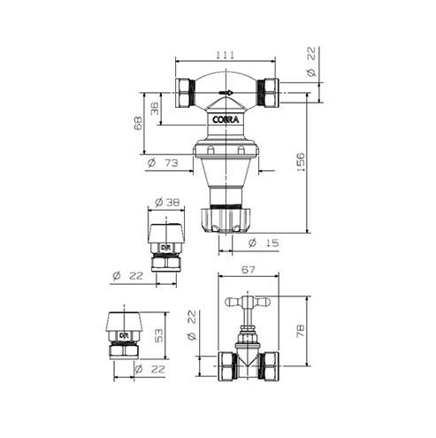 Cobra Masterflow 2, Pressure Control Valve Pack 400KPA PA4-332PK ...