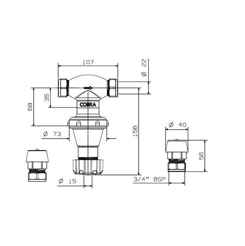 Cobra Masterflow 2, Pressure Control Valve 100KPA PA4-712 – CobraOnline